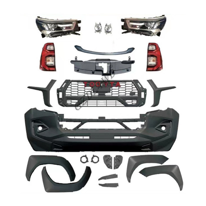 Upgrade Body Kits For Hilux Revo 2015-2021 To GR Sport 2021+ Facelift ...