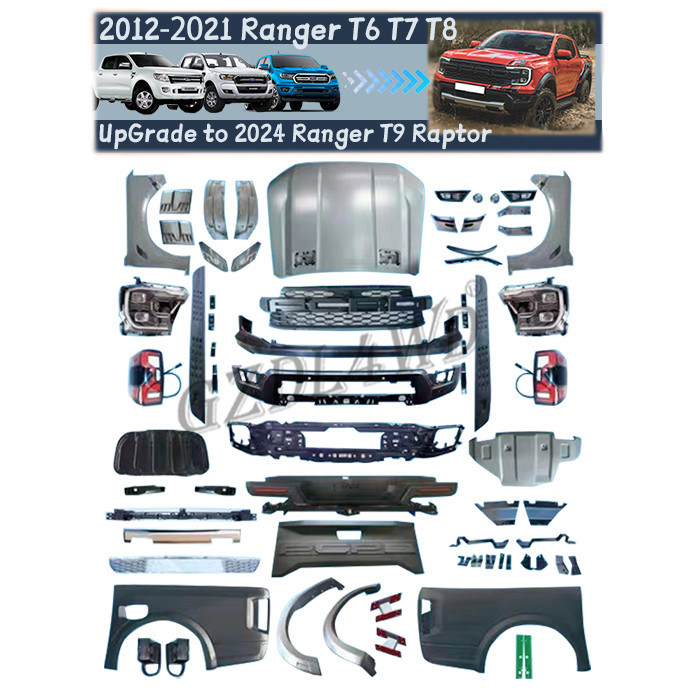 GZDL4WD Full Set Bodykit Car Body Systems For Ranger T6 T7 T8 Upgrade ...